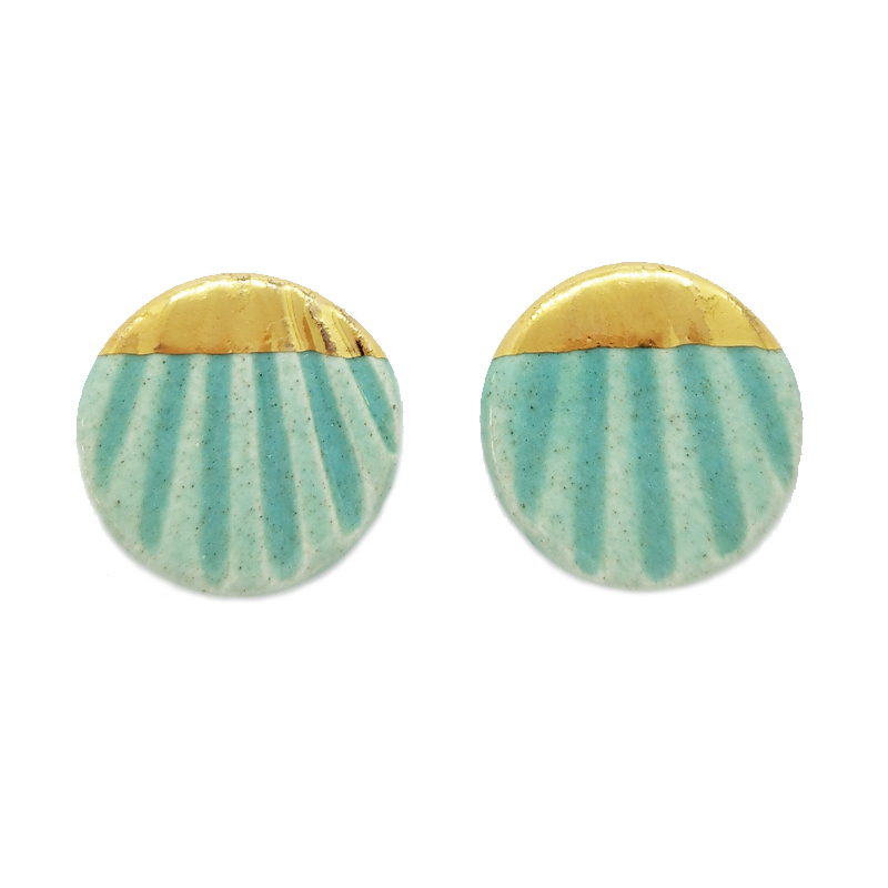 Hera Shell Turquoise - Nunako - Ceramic jewelry